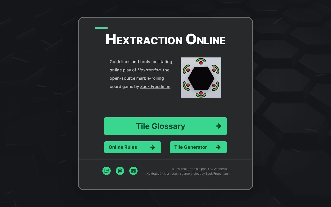 Hextraction Online